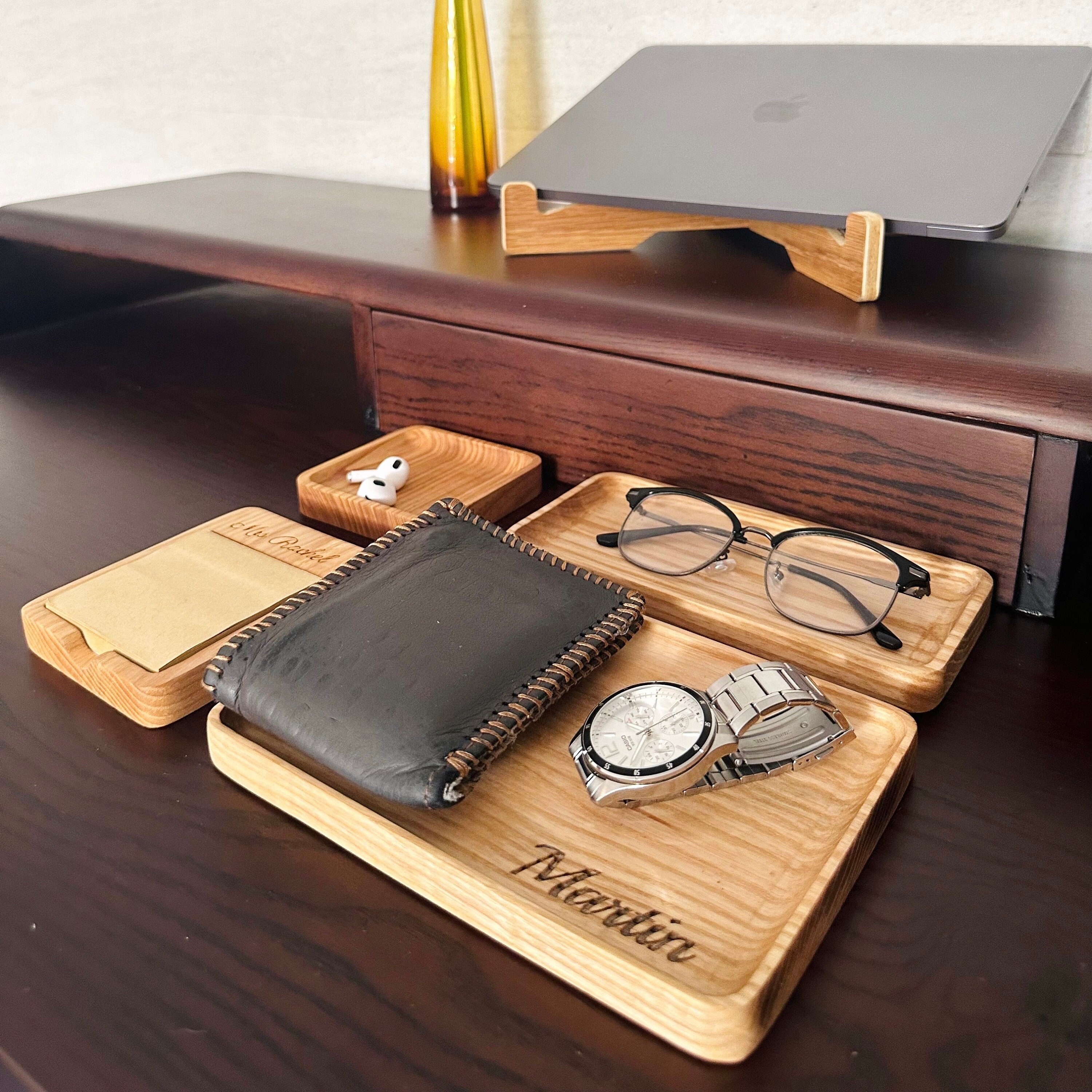 Mens Valet Tray | Catch All Custom Tray | Fathers Day Gift From ...