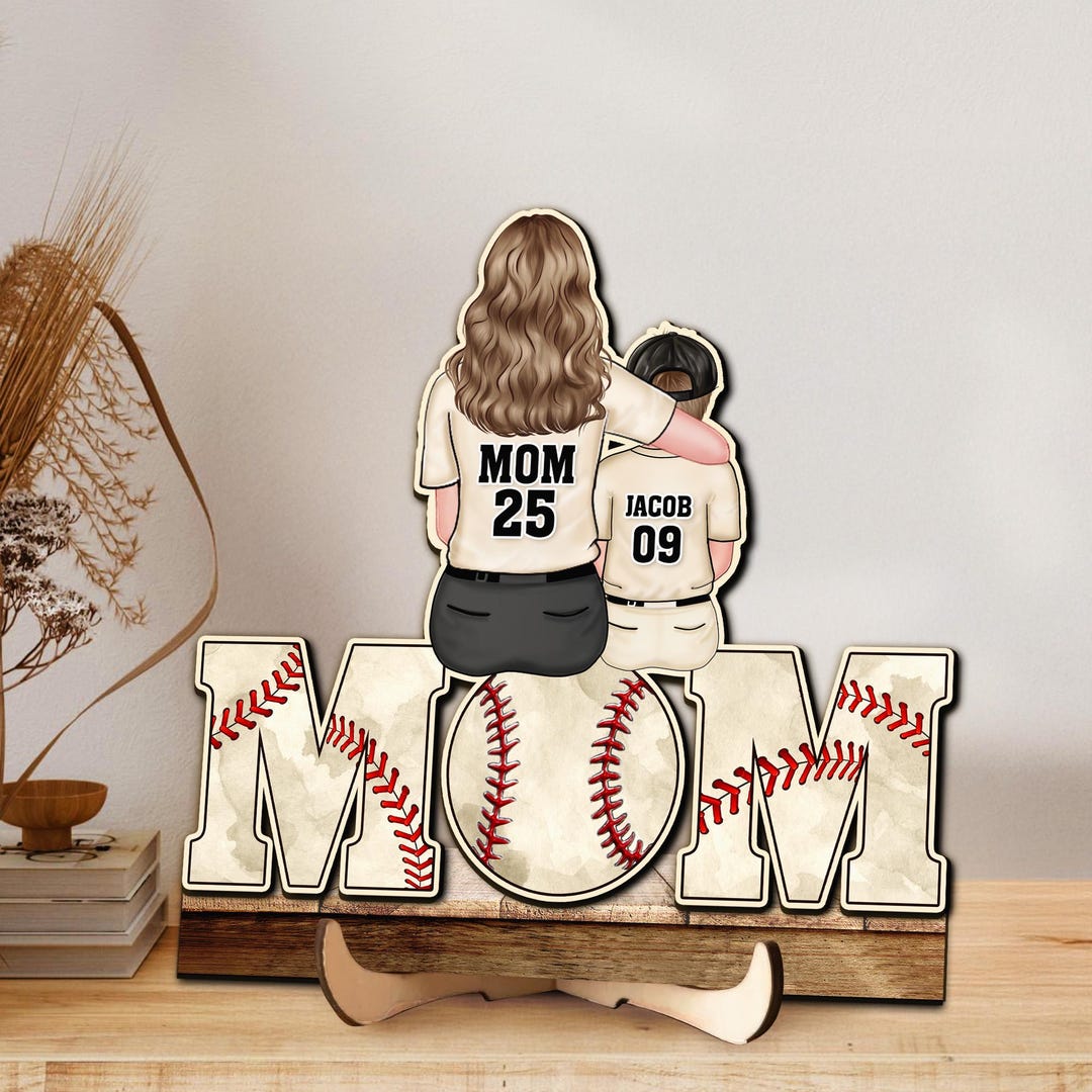 Mother's Day Baseball Sign, Baseball Mother's Day Gifts, Boy Mom Sign ...