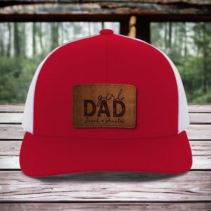 Custom Hat for Dad From Daughter, Dad of Girl Trucker Hat, Fathers Day ...