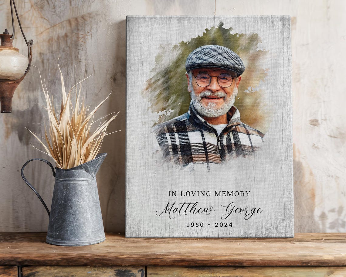 Custom Dad in Loving Memory Gift, Dad Memorial Gift, Loss of Dad ...