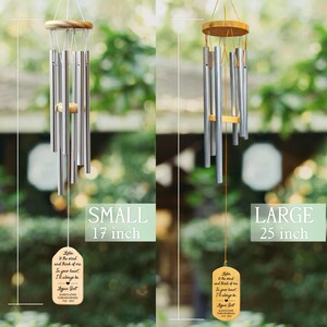 Personalized Listen to the Wind Memorial Windchime, Memorial Gifts for ...