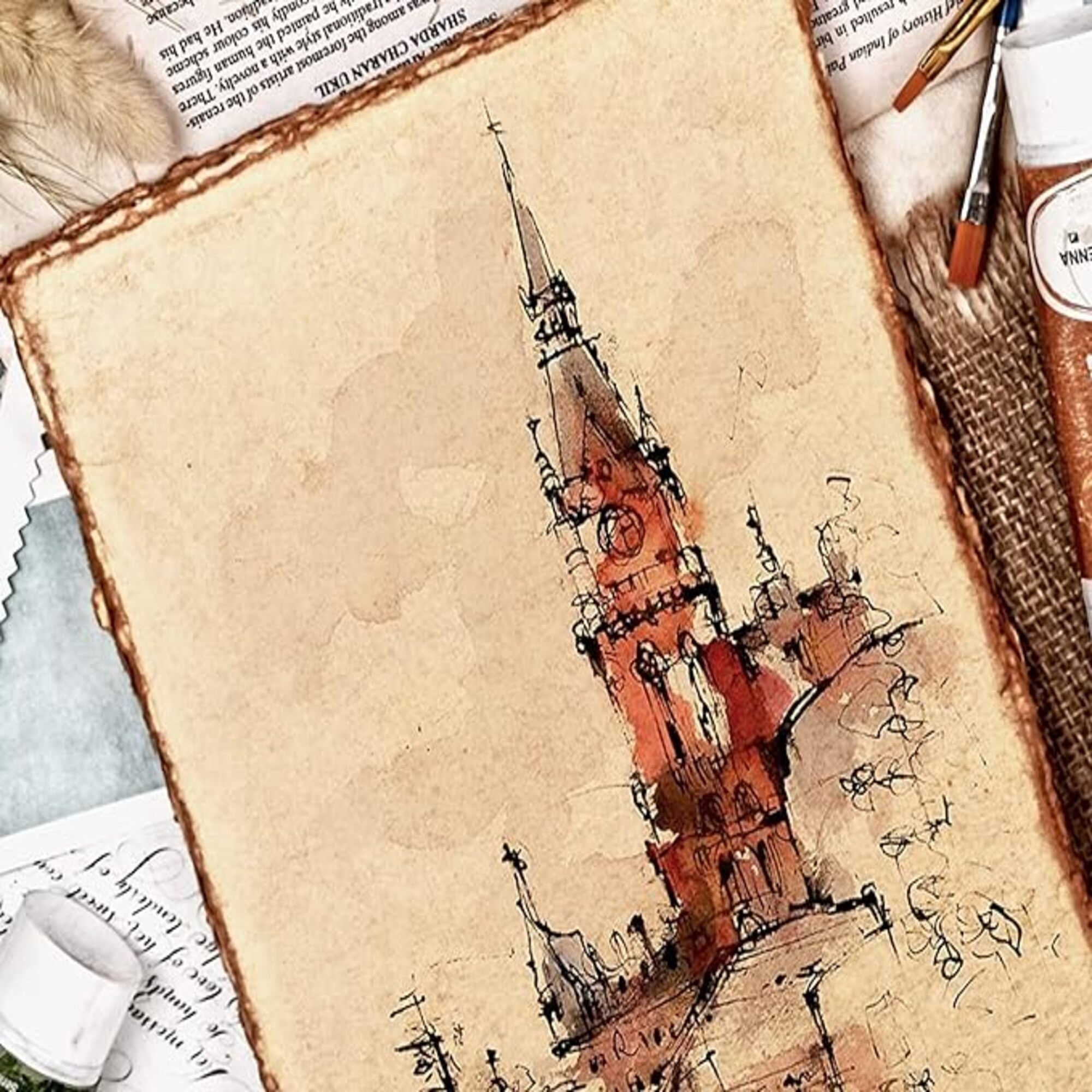 Vintage Handmade Paper Eco-friendly Acid-free Perfect for Writing ...