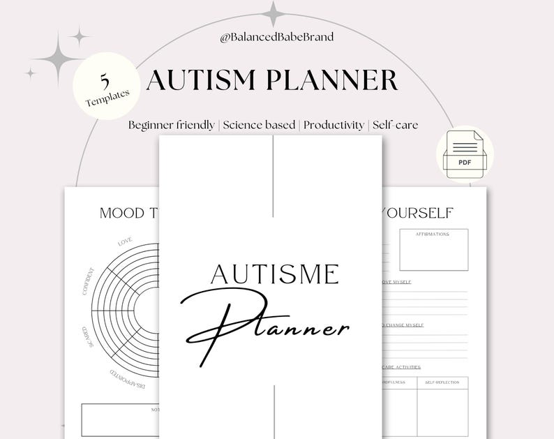 ADHD Planner (science Based), PRINTABLE Adult ADHD Journal, Daily ...
