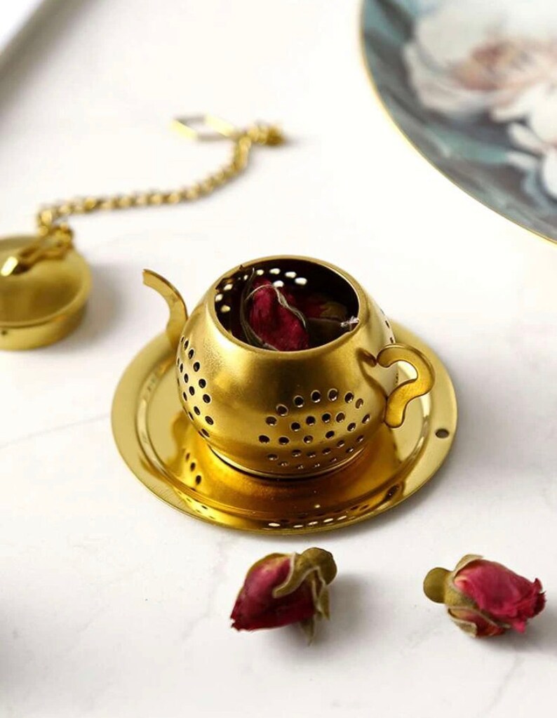 Gold Tea Filter - Etsy