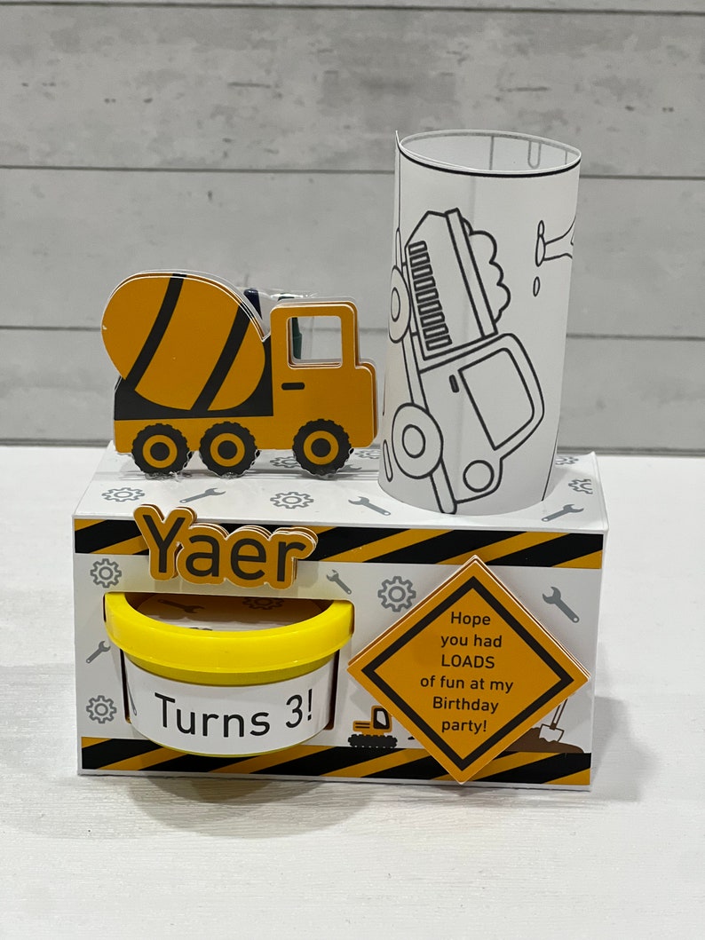 Construction Birthday Favors| Construction Party Favors| Construction ...