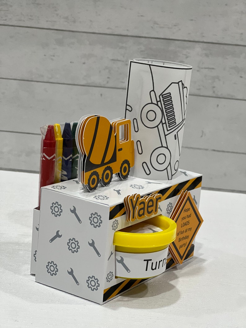 Construction Birthday Favors| Construction Party Favors| Construction ...