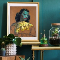 Tretchikoff Miss Wong Print, Mid Century Modern Wall Art, Famous Art ...