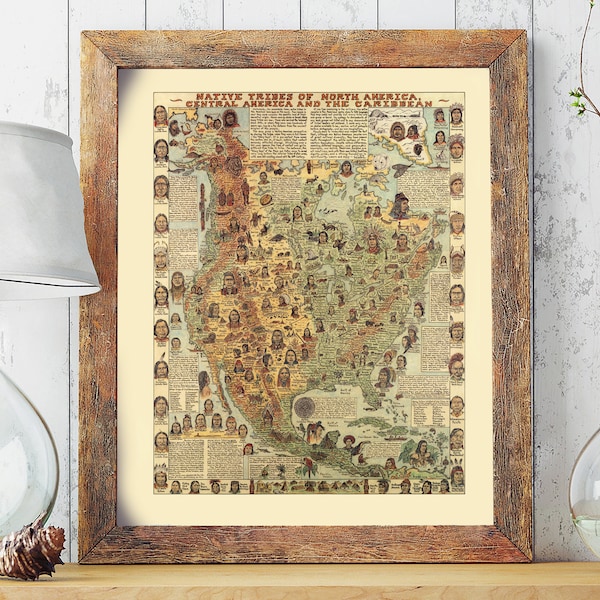 Map of First Nations - Etsy