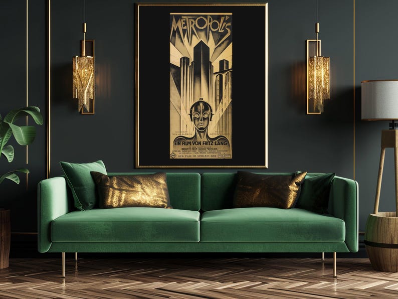 Vintage Metropolis Movie Poster, Heinz Schulz-neudamm Circa 1927 ...