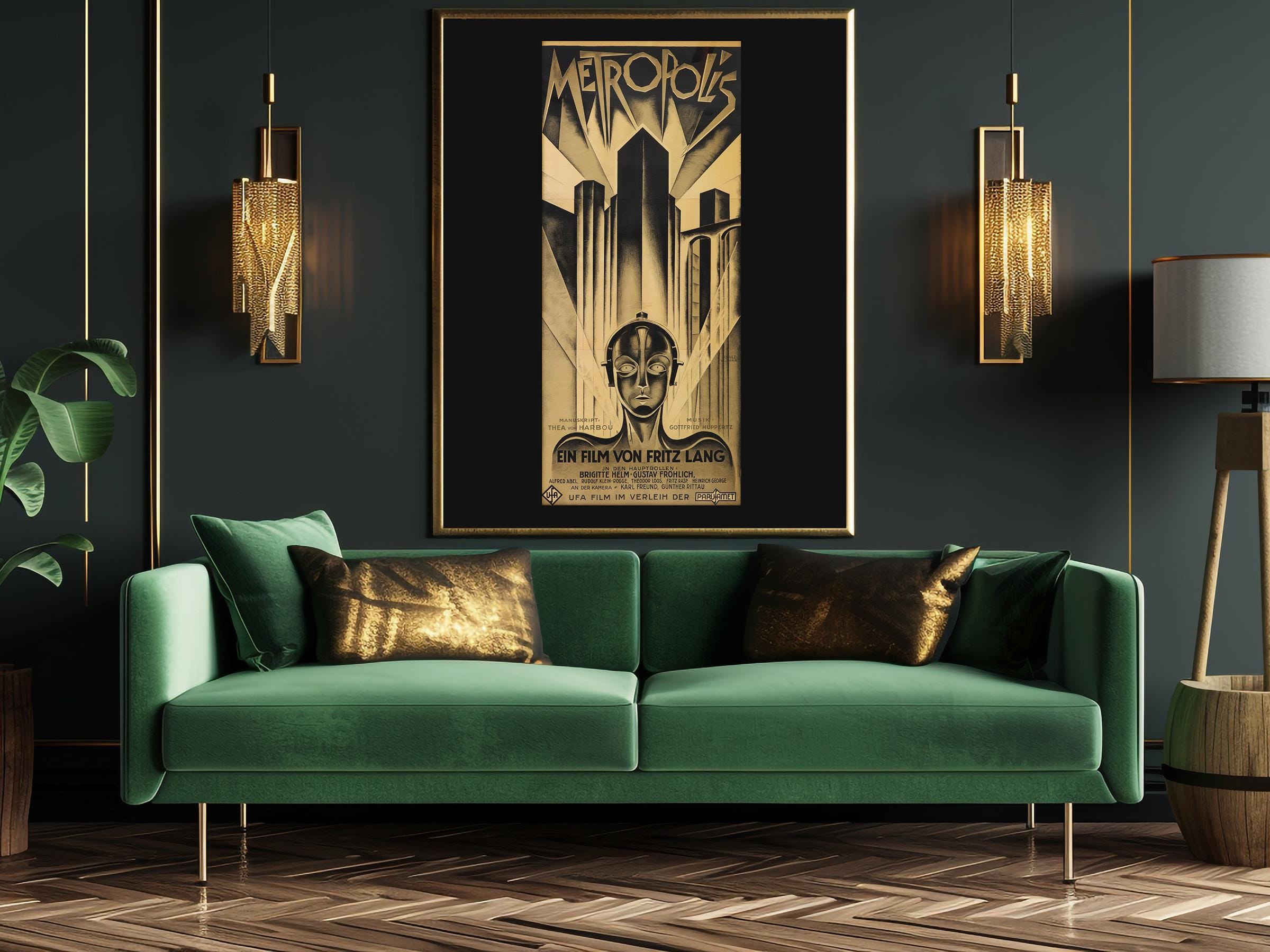 Vintage Metropolis Movie Poster, Heinz Schulz-neudamm Circa 1927 ...