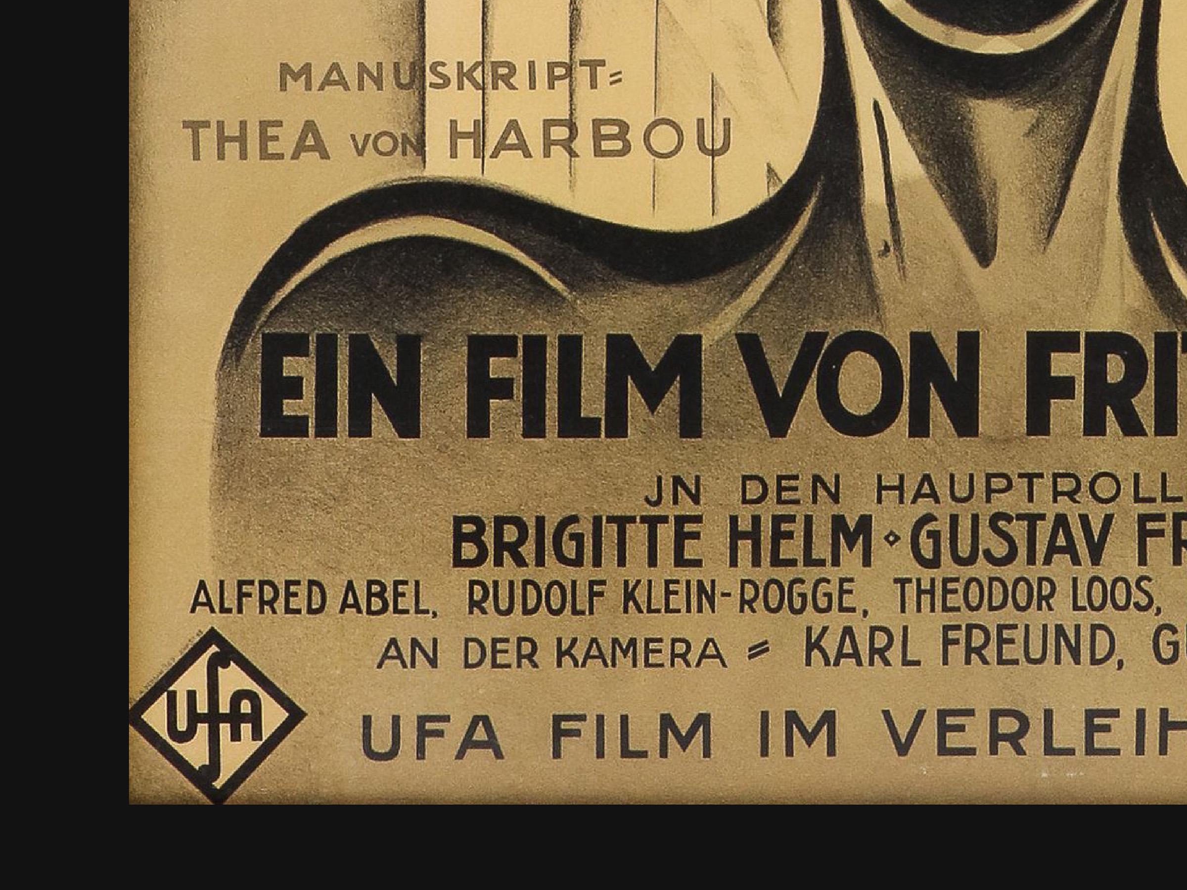 Vintage Metropolis Movie Poster, Heinz Schulz-neudamm Circa 1927 ...