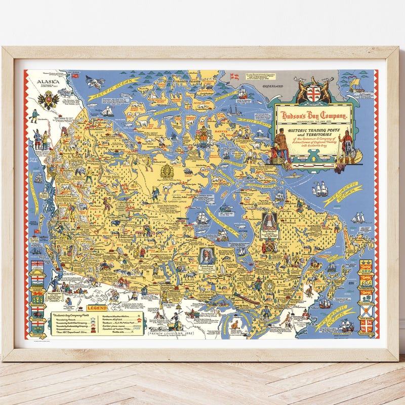 Hudsons Bay Poster - Etsy