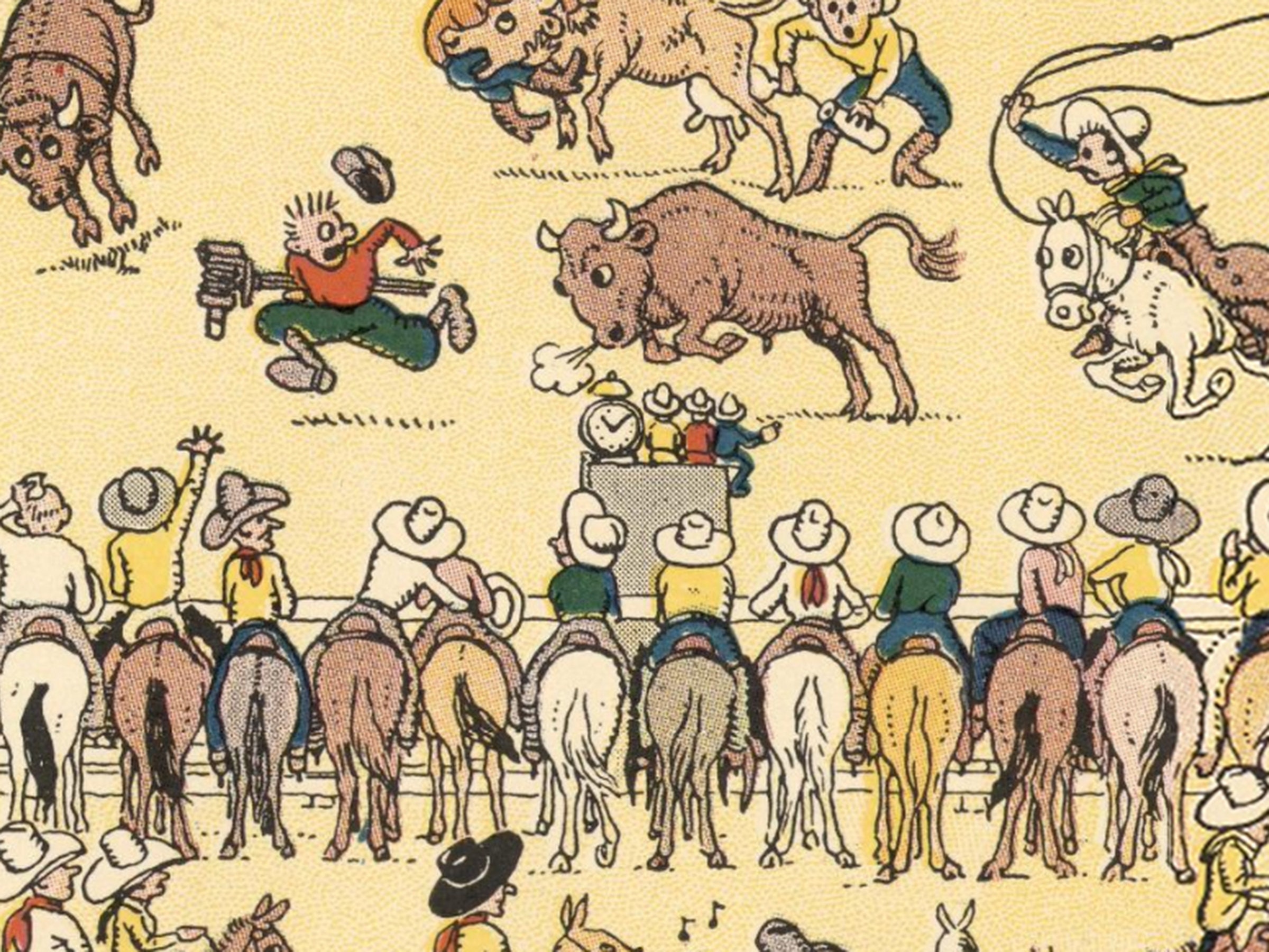 Vintage Evolution of the Cowboy 1933 Rodeo Poster by Jo Mora - Etsy