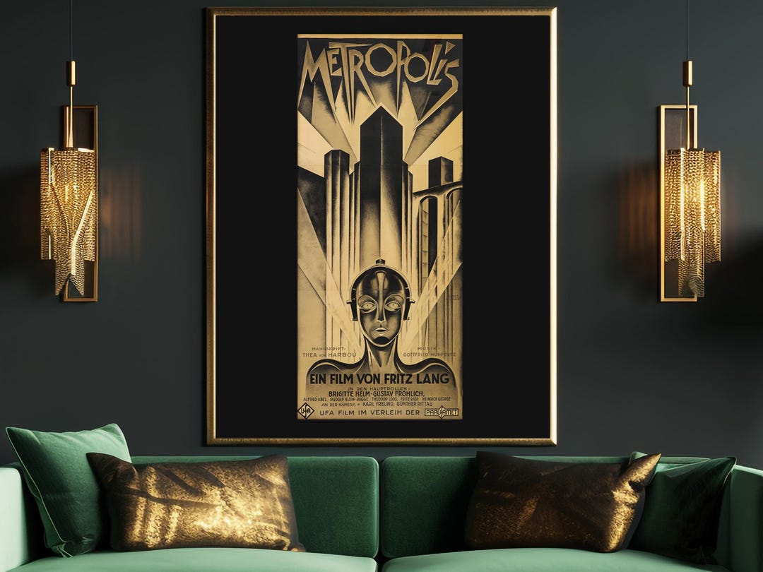 Vintage Metropolis Movie Poster, Heinz Schulz-neudamm Circa 1927 ...