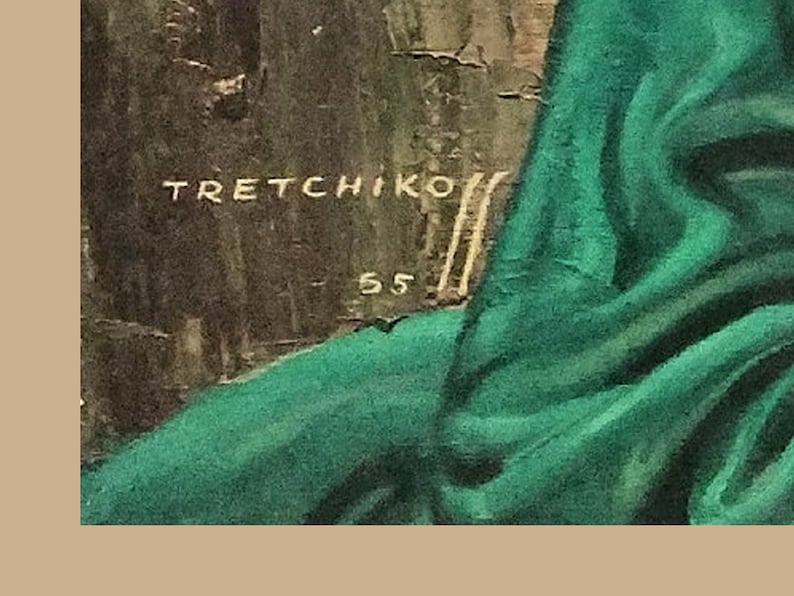 Tretchikoff Lady From Orient Print, Mid Century Modern Wall Art, Famous ...