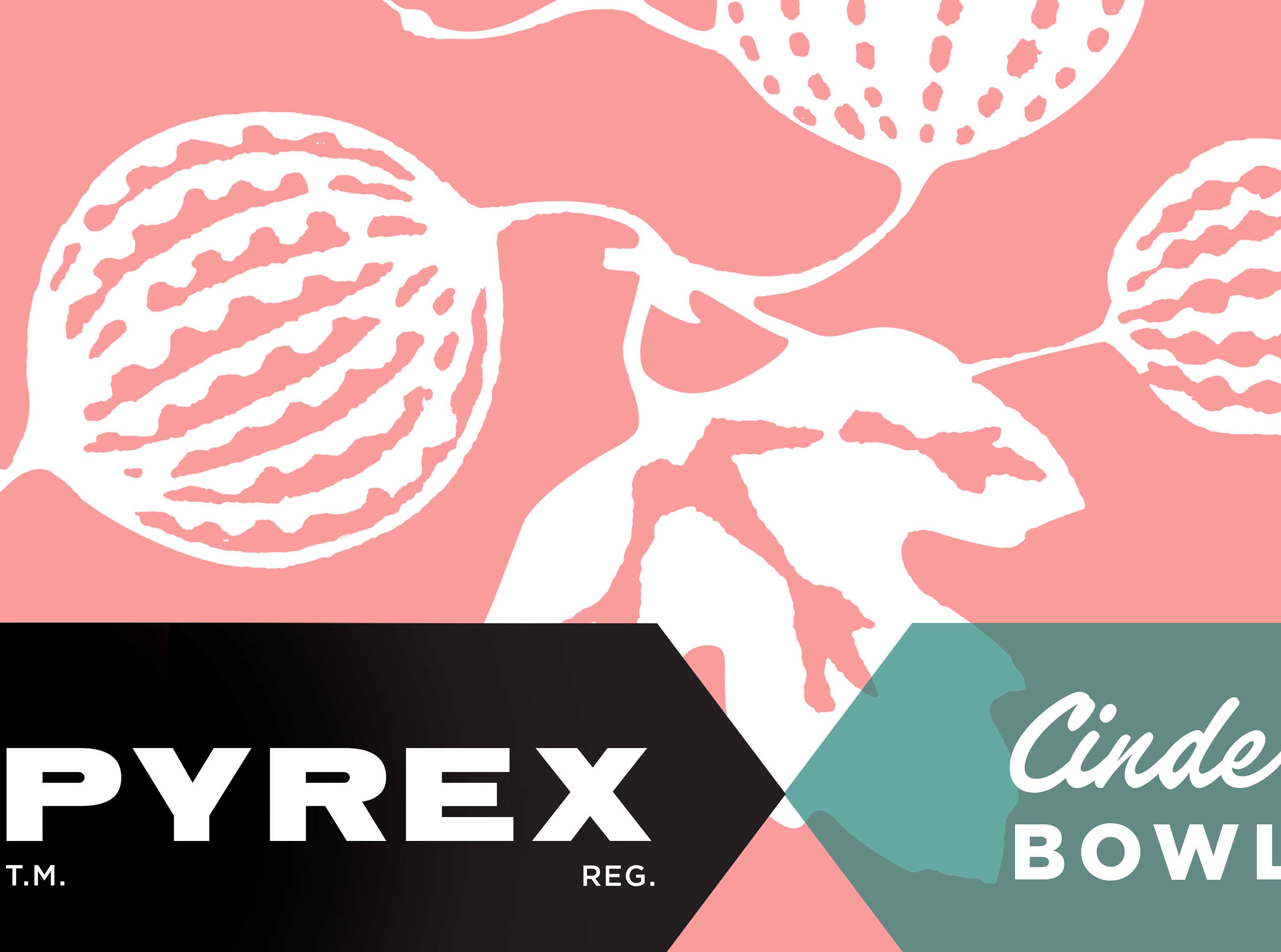 Vintage Pyrex Cinderella Box Posters, Original Pyrex Box Lithograph ...