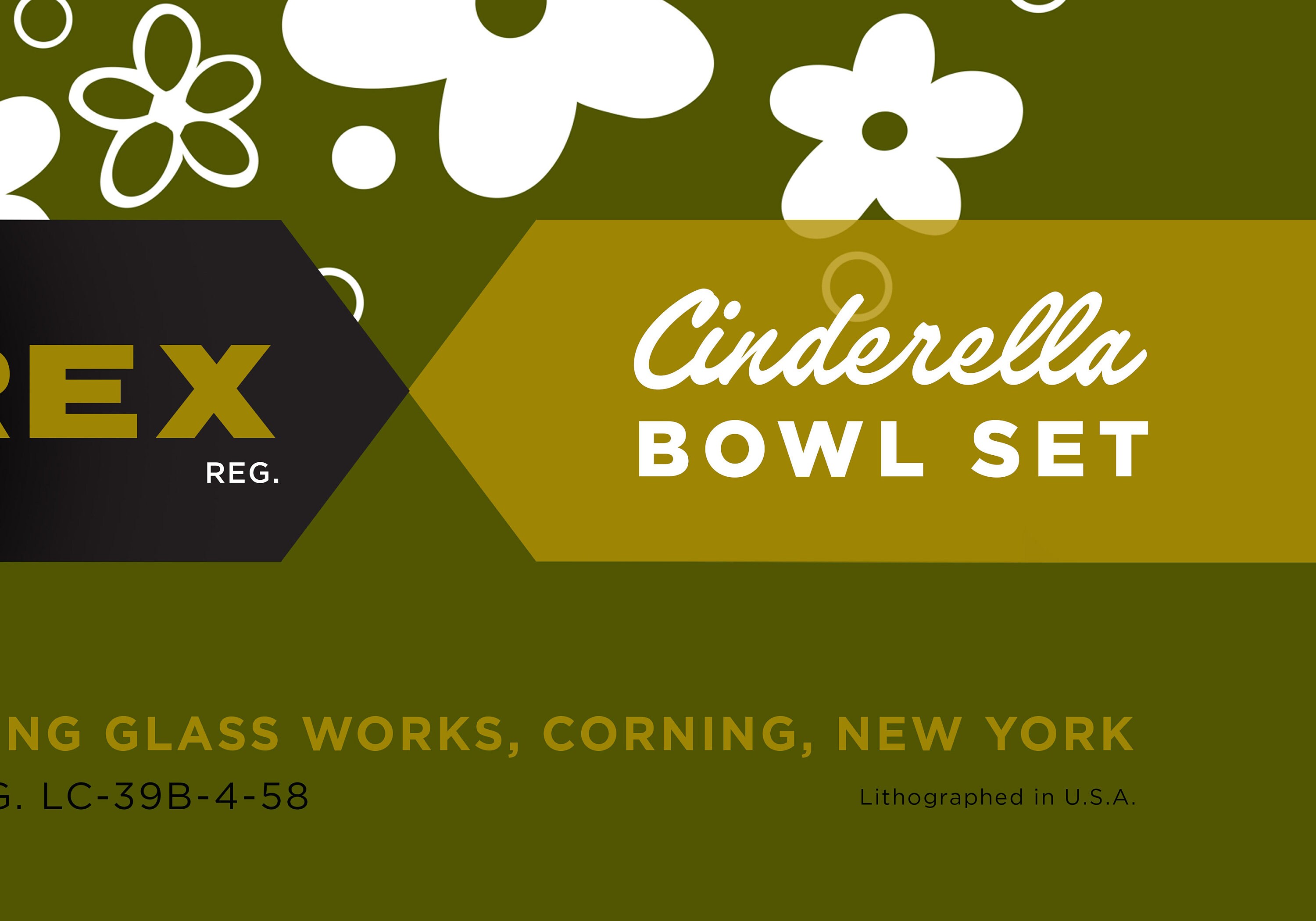 Vintage Pyrex Cinderella Box Poster Spring Blossom, Original Pyrex Box ...