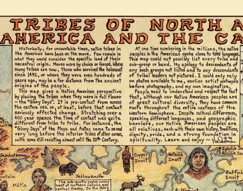 Vintage Native Tribes of North America, Central America and the ...