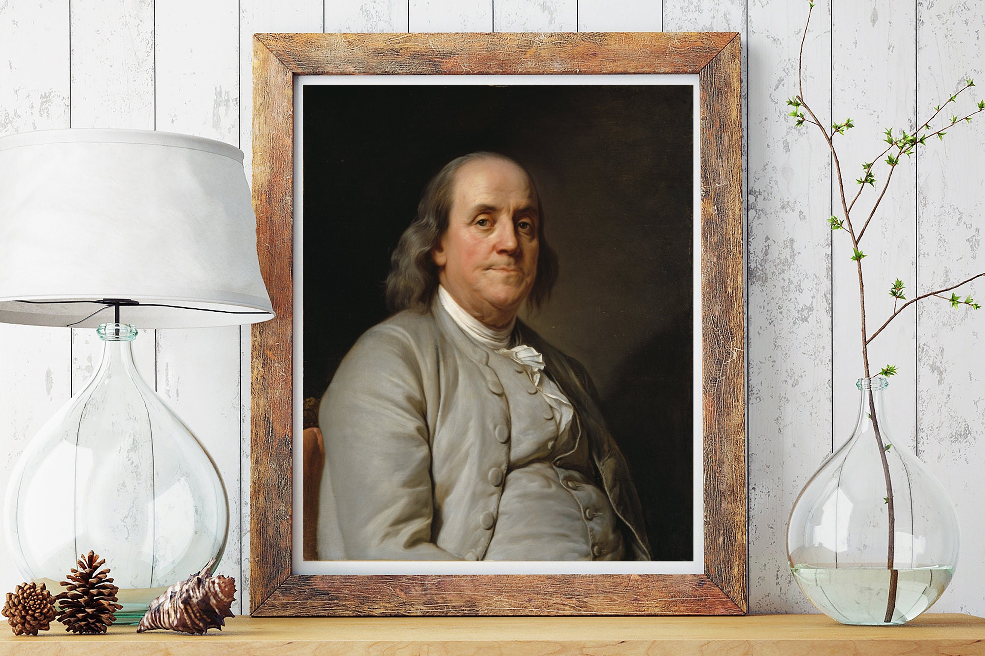 Benjamin Franklin Portrait, Famous American Figure, Founding Fathers of ...