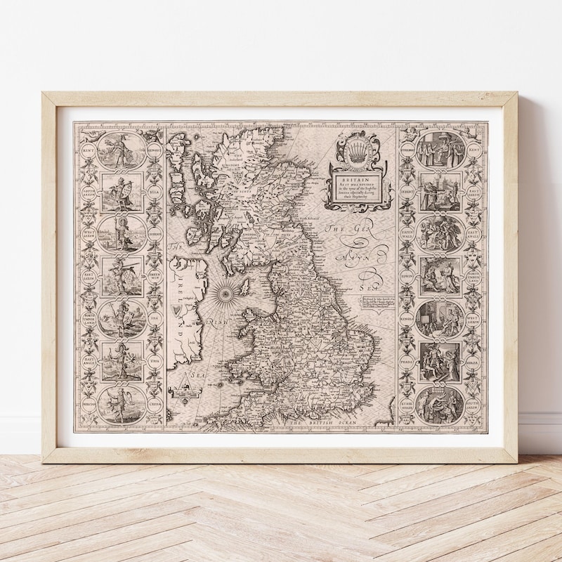 Viking Old Map Prints - Etsy