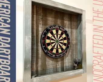 Dart Board Open-cabinet dartboard Included EARLY AMERICAN - Etsy