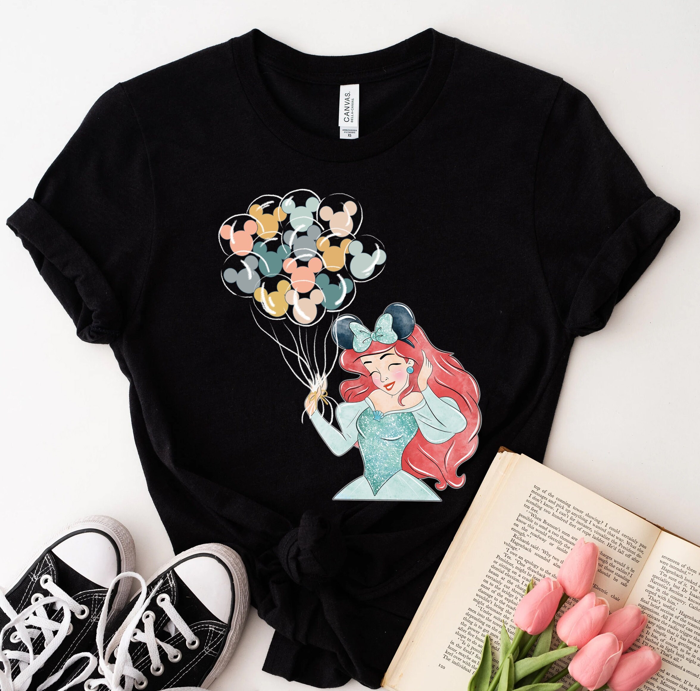 Disney Princess Shirt Princess Shirt Mickey Balloon Shirt - Etsy