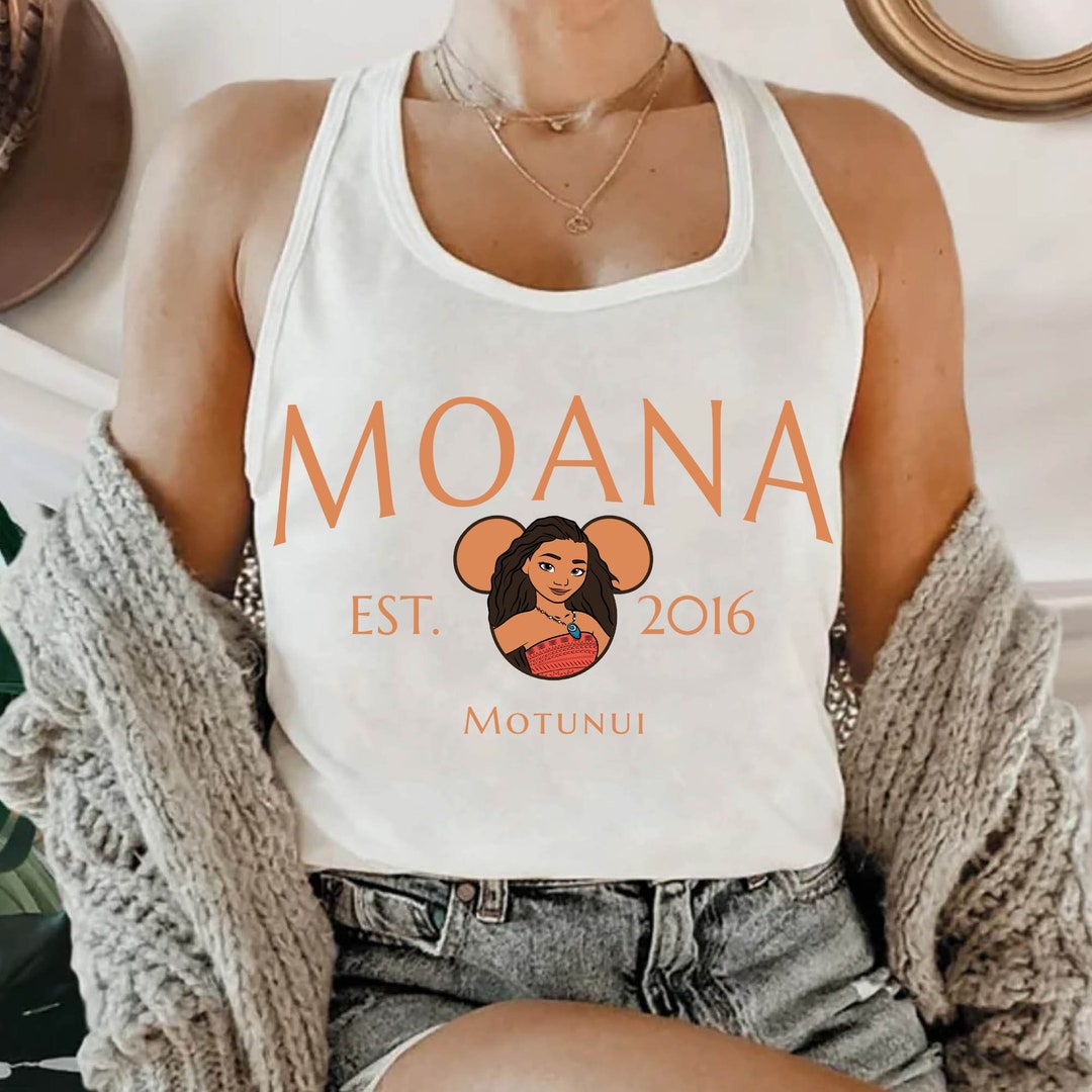 Moana Tank Top Disney Princess Tank Moana Princess Shirt - Etsy