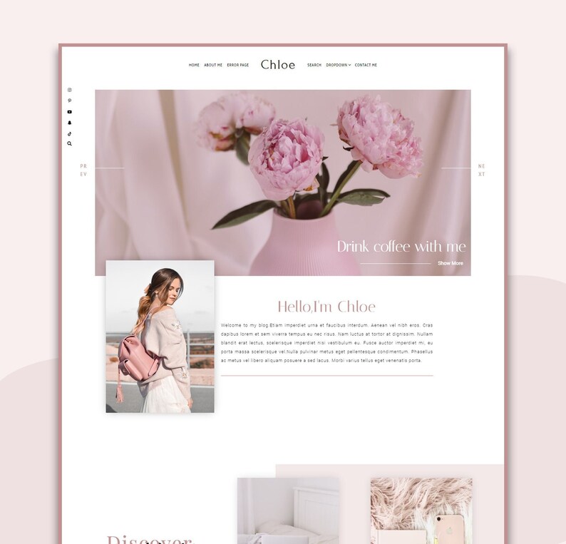 Chloe-responsive Blogger Template,blogger Template,responsive Template ...