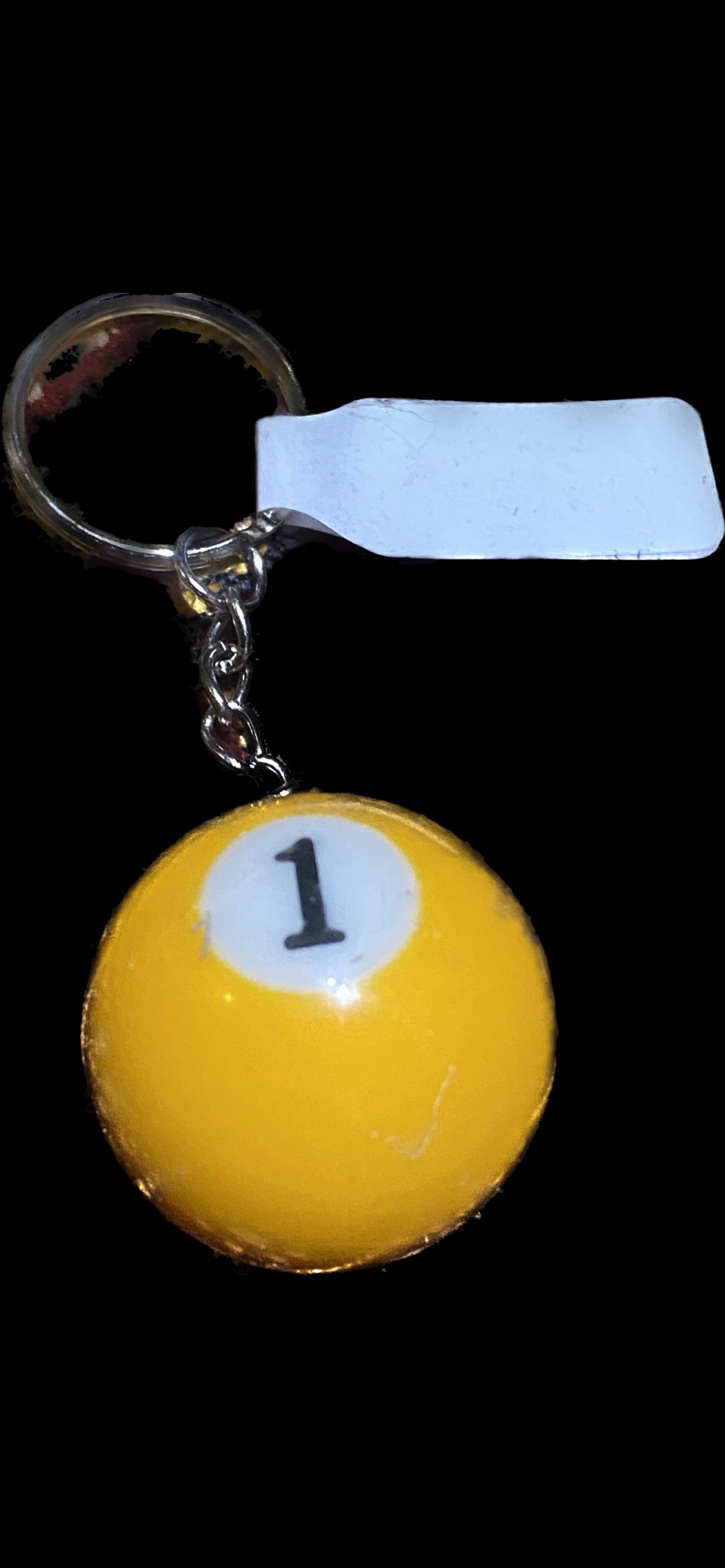New Pool 8 Ball & All Numbers Keychain Creative Key Chain Any Pool Ball ...