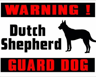 Dutch Shepherd Decal - Etsy