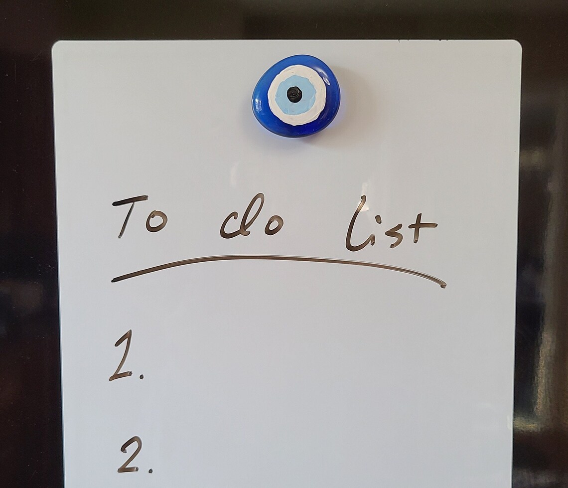 Paint Your Own Nazar Bead Magnet: Turkish Evil Eye Kid's Craft - Etsy
