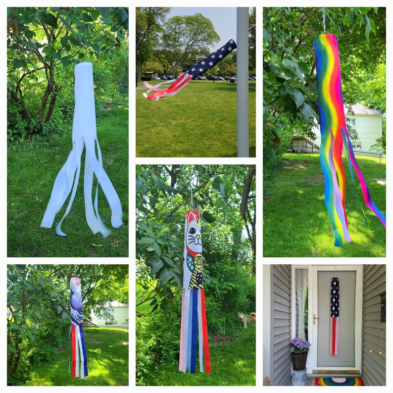 Paint-your-own 28" Windsocks, Kid Craft in Summer, Summer Camp Crafts ...