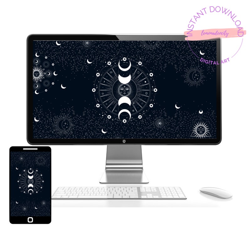 Witch Aesthetic Desktop and Phone Wallpaper - Etsy