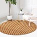 Checkered Round Ruggeometric Carpetcheckerboard Circle Rugsseamless ...