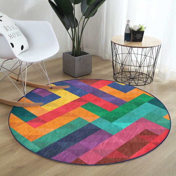 Colorful Round Rugs