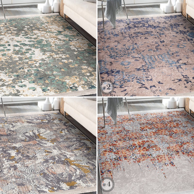 Painted Canvas Rugs - Etsy