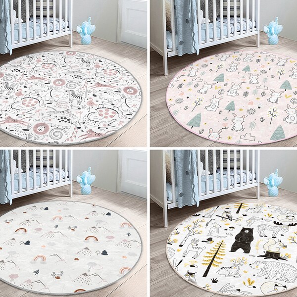 Pink Animal Rug - Etsy