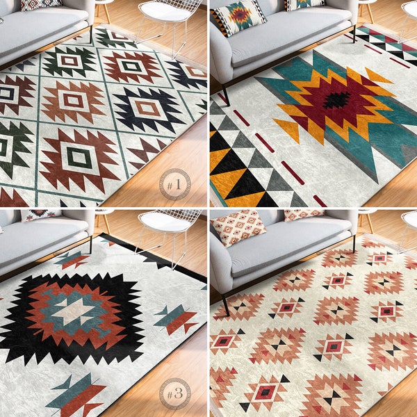Southwestern Rug - Etsy