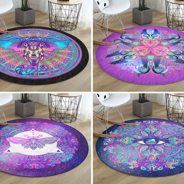 Circle Rug - Etsy