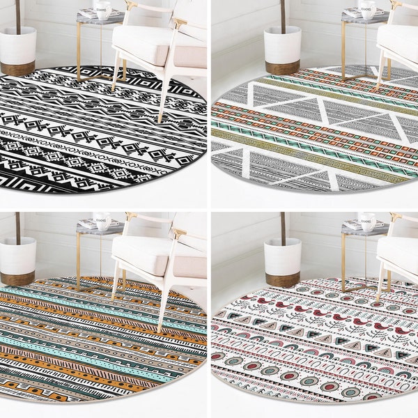 Terracotta Round Rug - Etsy