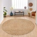 Checkered Round Ruggeometric Carpetcheckerboard Circle Rugsseamless ...