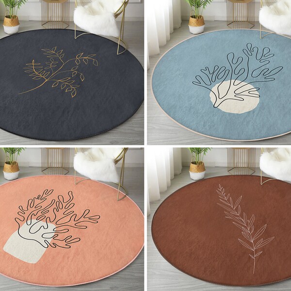 Round Rug - Etsy Ireland