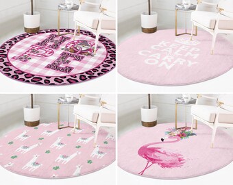 Flamingo Area Rug - Etsy