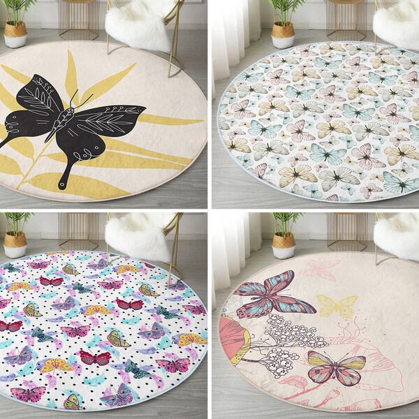 Butterfly Rug - Etsy