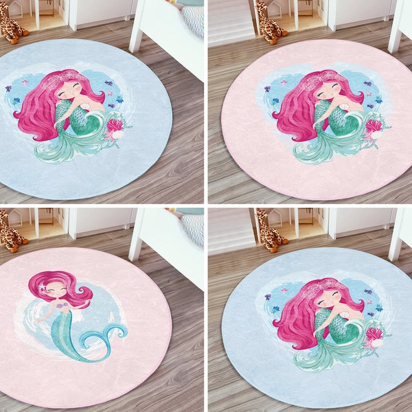Mermaid Area Rug - Etsy