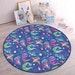 Pirate Nursery Rugtreasure Playmat for Kids Roomshark Toddler Round ...