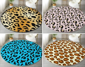 Blue Leopard Rugs - Etsy
