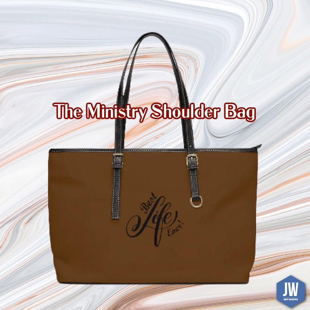 JW Ministry Large Shoulder Bag Brown. Best Life Ever JW - Etsy