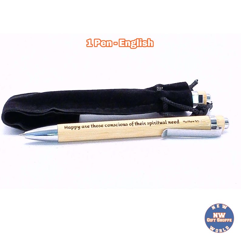 Personalized JW Gift Pen: 2026 Year Text, English or Spanish. "happy ...