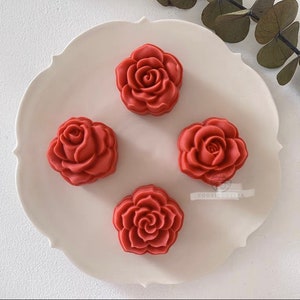 4pcs Set Rose Moon Cake Mold, Cookie Stamps - Etsy